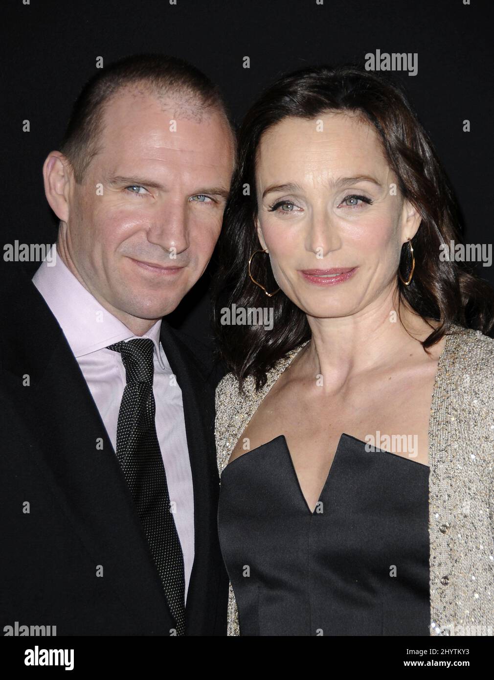 Ralph Fiennes attends as Kristin Scott Thomas receives the Cinema ...