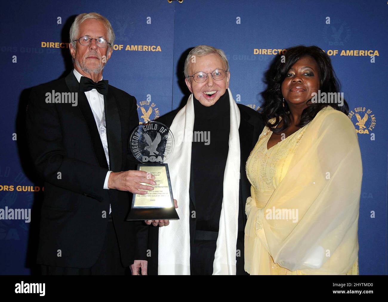 Michael Apted, Roger Ebert and wife Chaz in the press room at the 61st ...