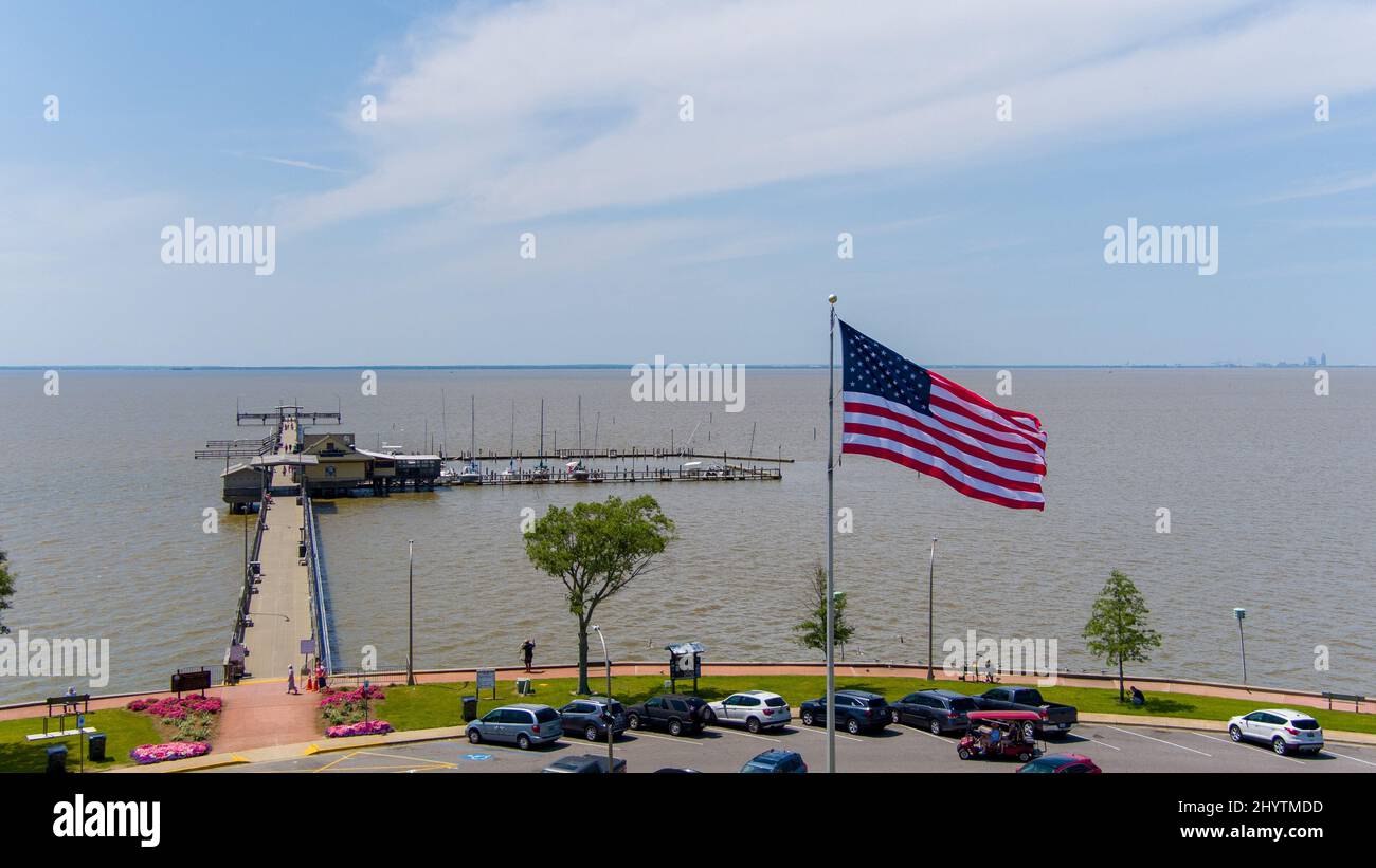 Fairhope, Alabama pier Stock Photo - Alamy