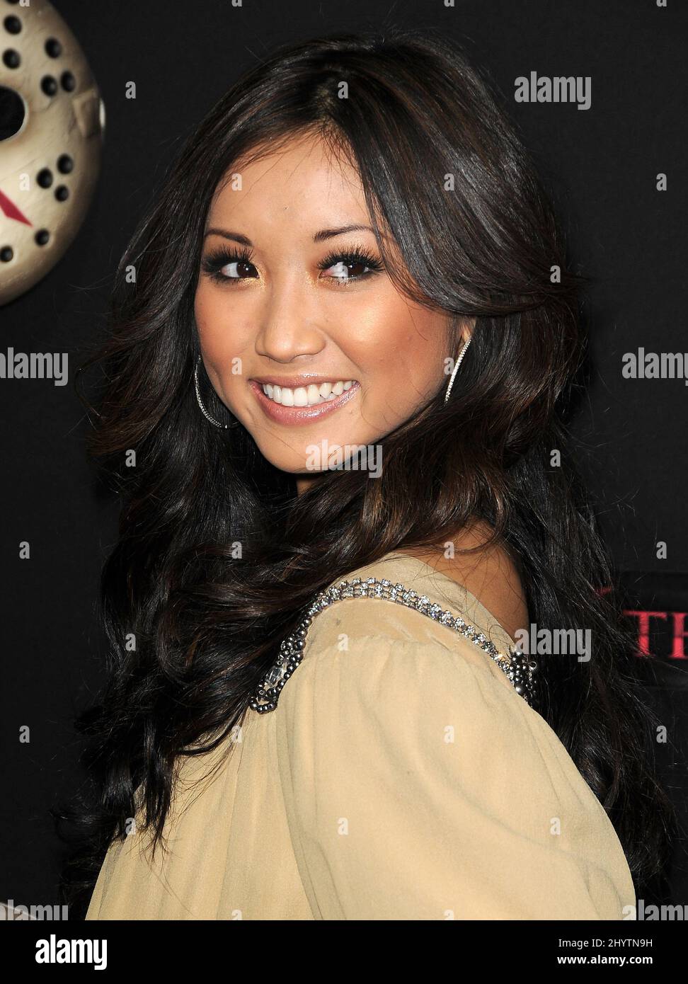 Brenda Song attending the "Friday The 13th" film premiere, Los Angeles ...