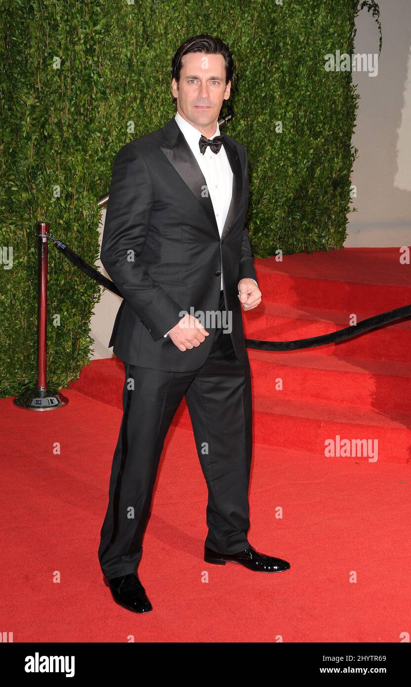 Jon Hamm attending the Vanity Fair Oscar Party 2009, held at the Sunset ...