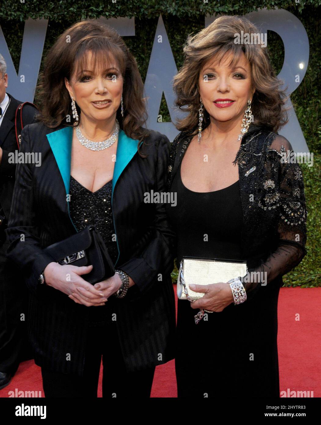 Joan Collins Jackie Collins 2015 Vanity Fair Oscar
