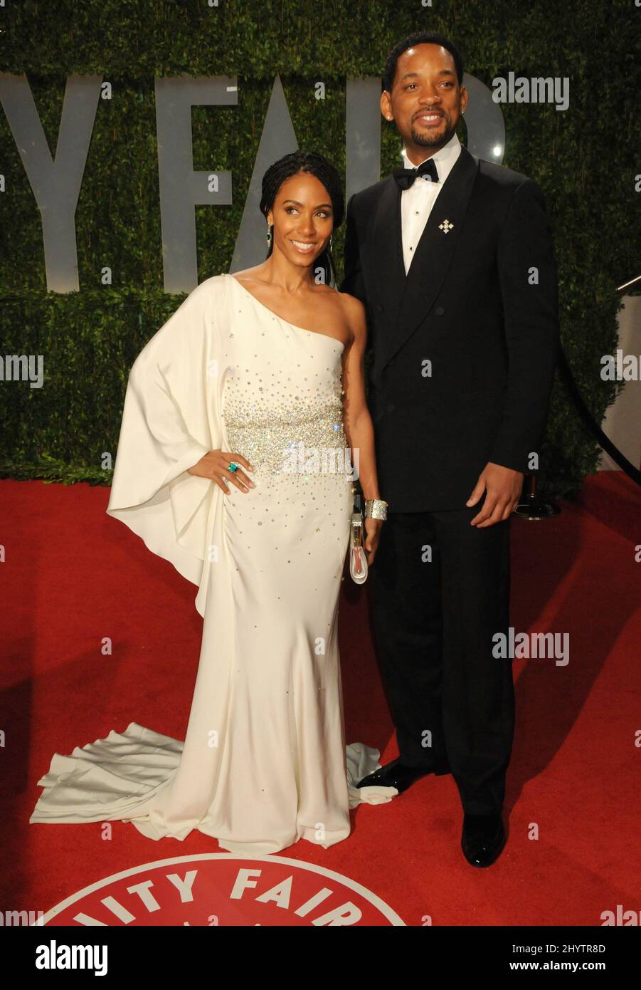 Jada Pinkett Smith and Will Smith attending the Vanity Fair Oscar Party ...