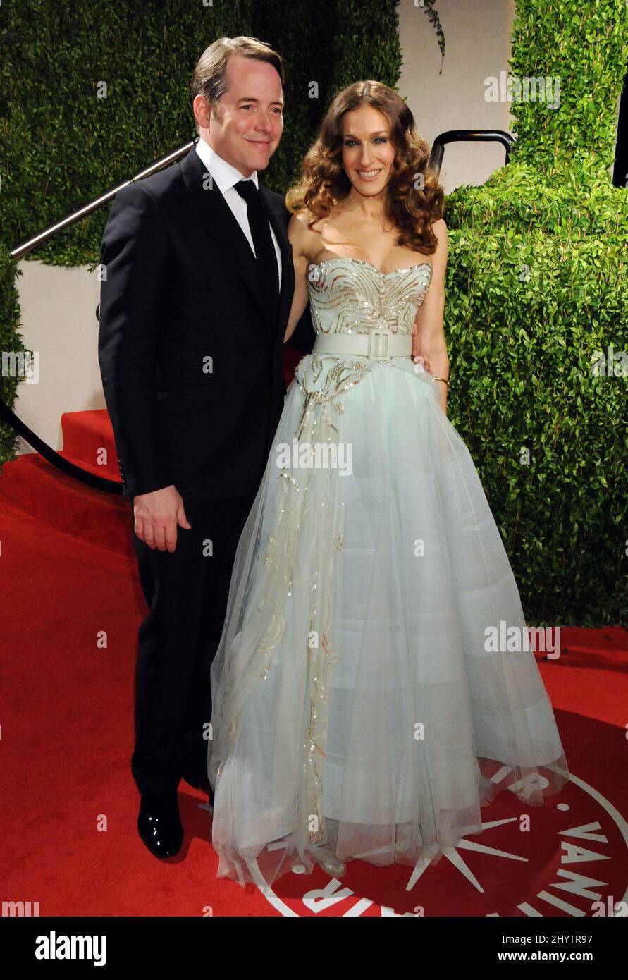 Sarah Jessica Parker and Matthew Broderick attending the Vanity Fair ...