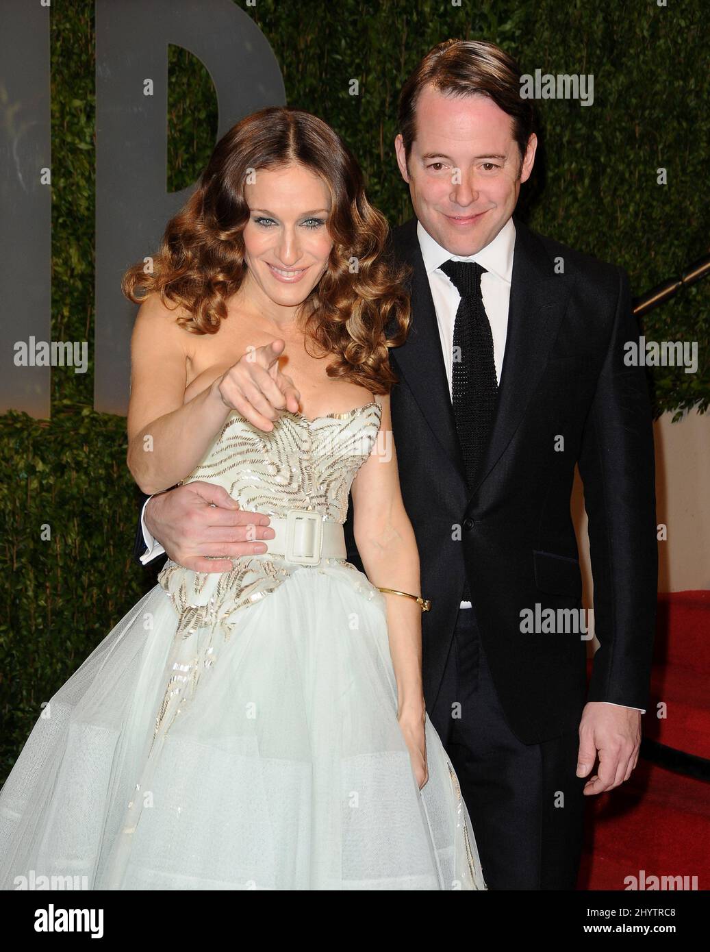 Sarah Jessica Parker and Matthew Broderick at the Vanity Fair Oscar ...