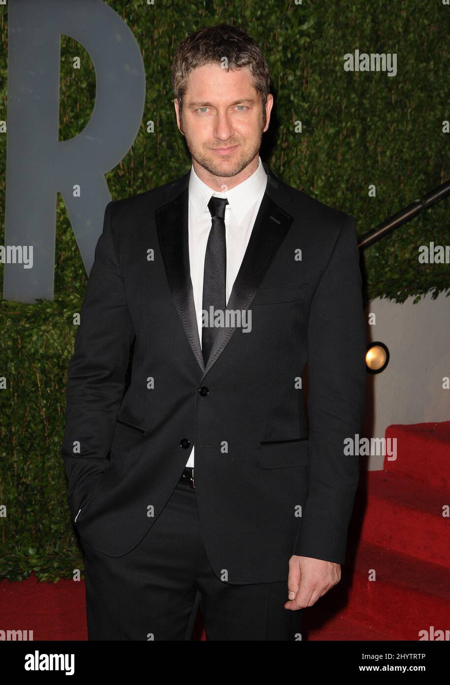 Gerard Butler at the Vanity Fair Oscar Party 2009 held at the Sunset ...