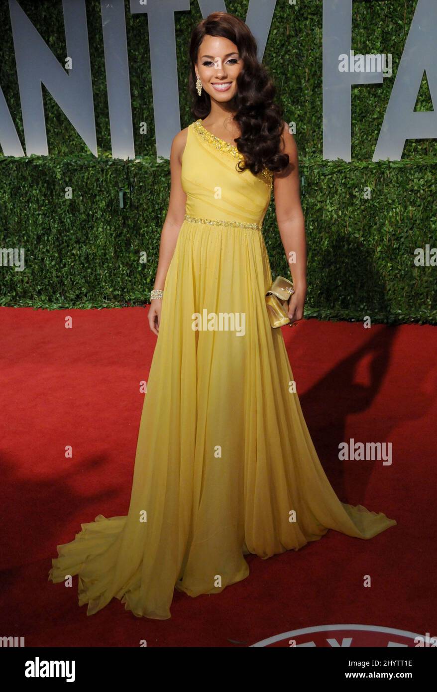 Alicia Keys attending the Vanity Fair Oscar Party 2009 held at the ...