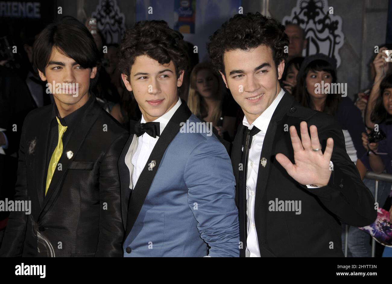 Joe Jonas, Nick Jonas and Kevin Jonas of the Jonas Brothers at the ...