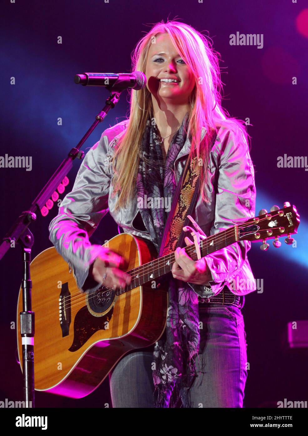 Miranda Lambert performs at the Sony/BMG Luncheon during the 40th ...