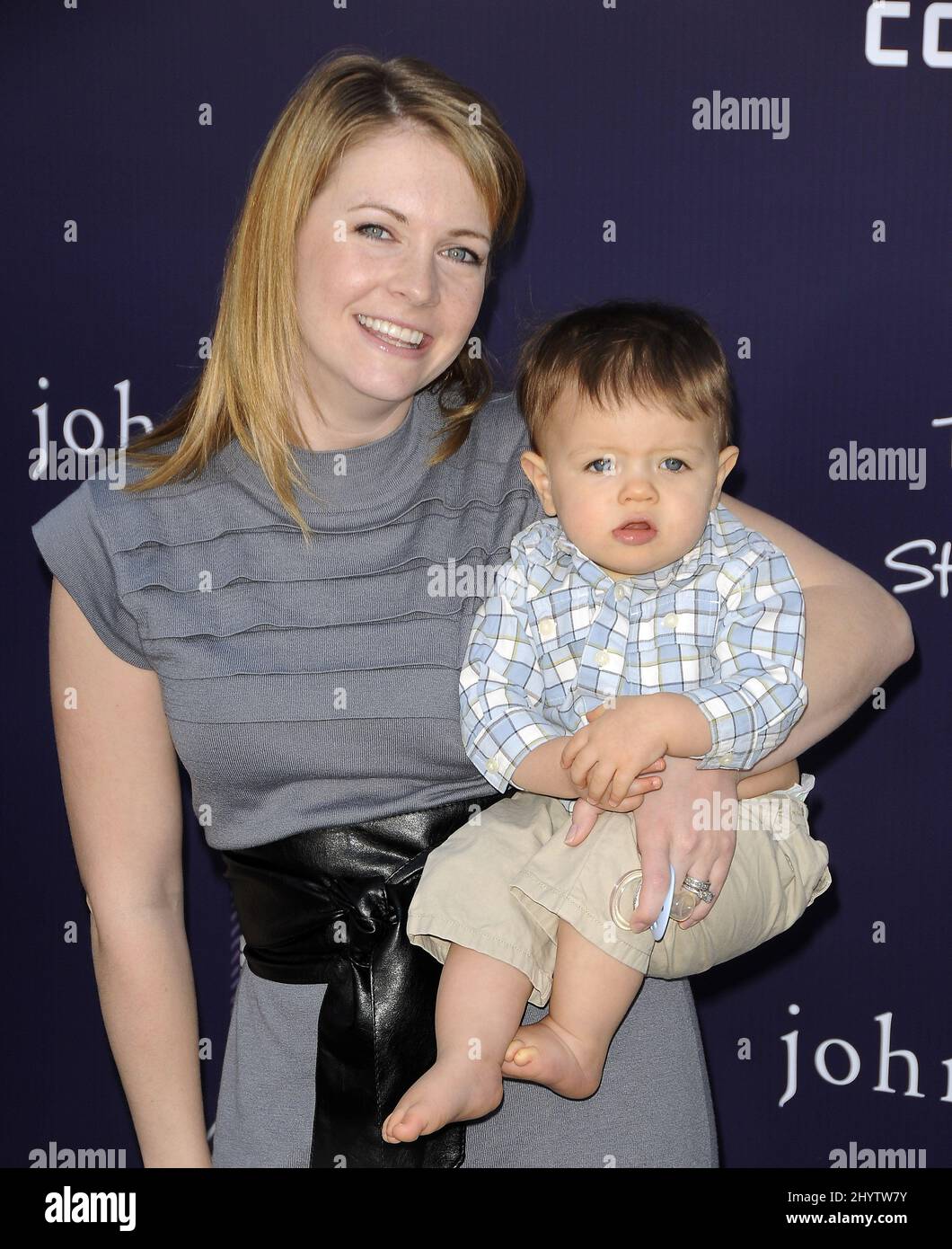 Melissa Joan Hart and son Braydon arriving at Bring Your Heart To Our ...