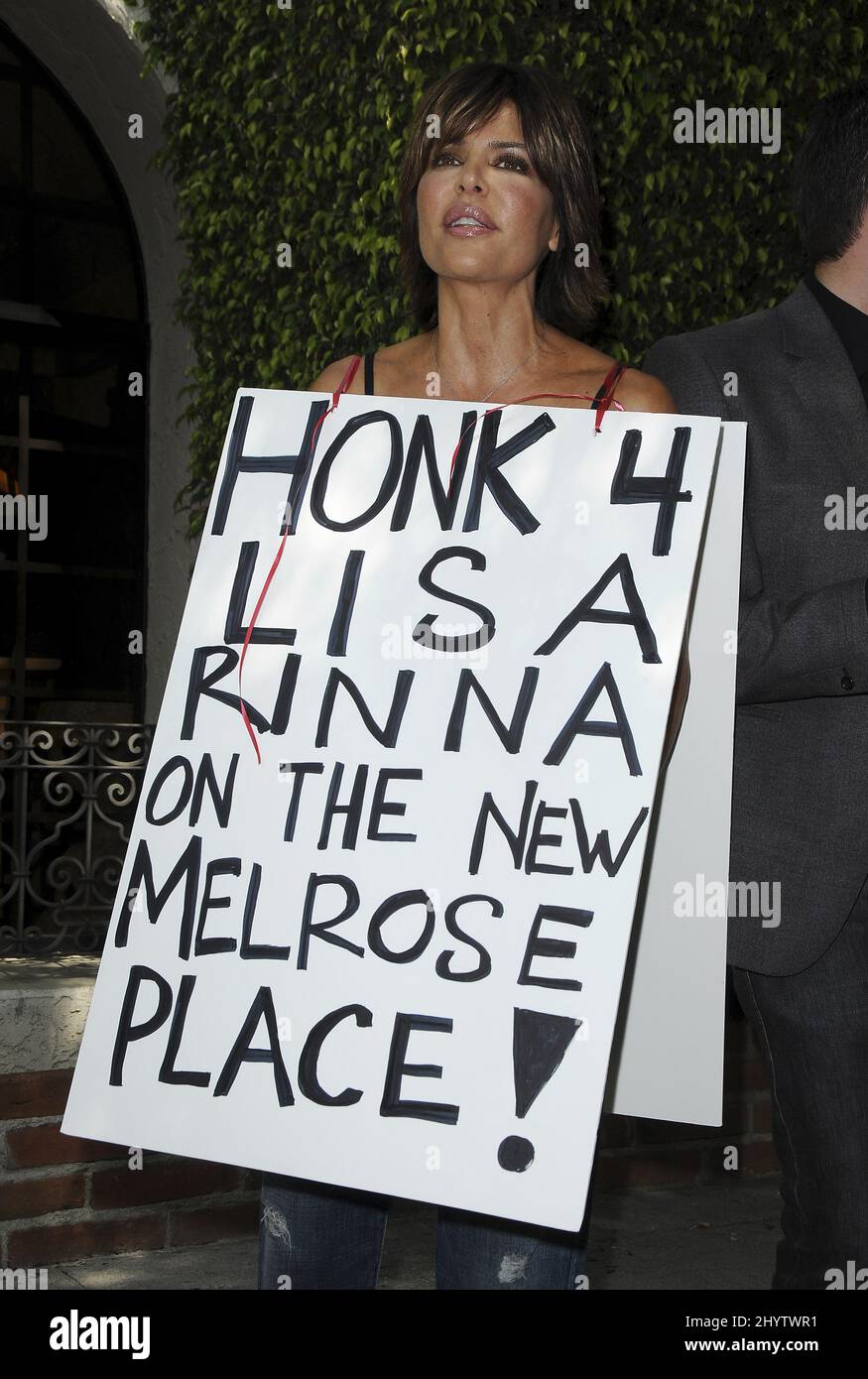 Lisa Rinna poses for the camera as she starts her campaign to be cast ...