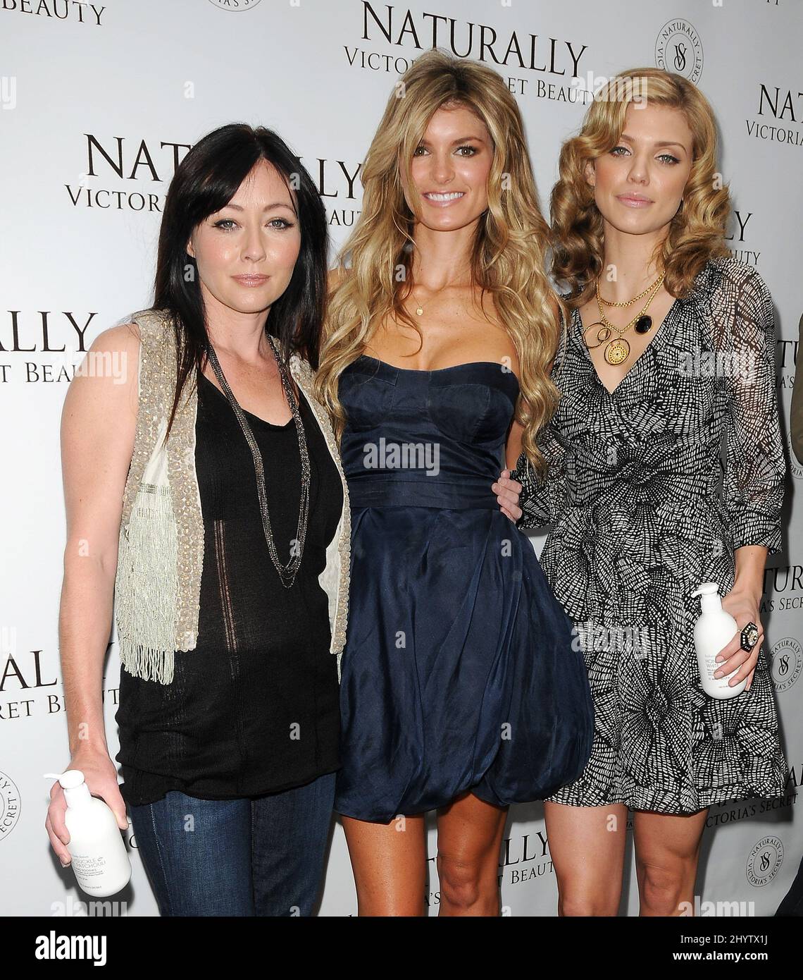 Shannen Doherty, Marisa Miller, and AnnaLynne McCord attend the launch ...