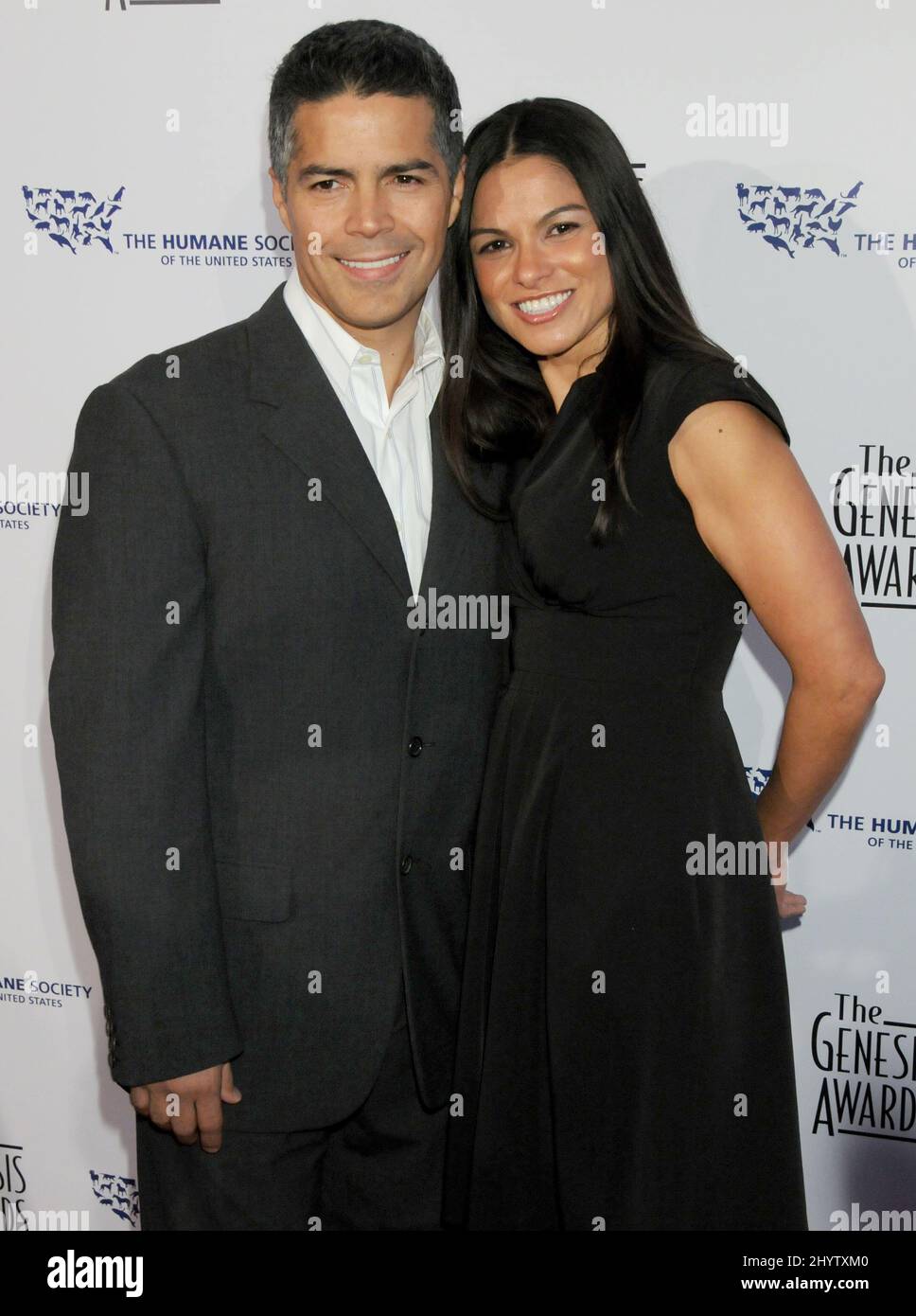 Esai Morales and guest Elvimar at The 23rd Annual Genesis Awards held ...