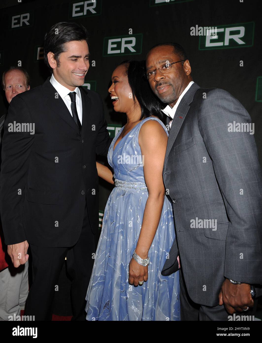 John Stamos, Angela Bassett and Courtney B. Vance at the "ER" Series ...