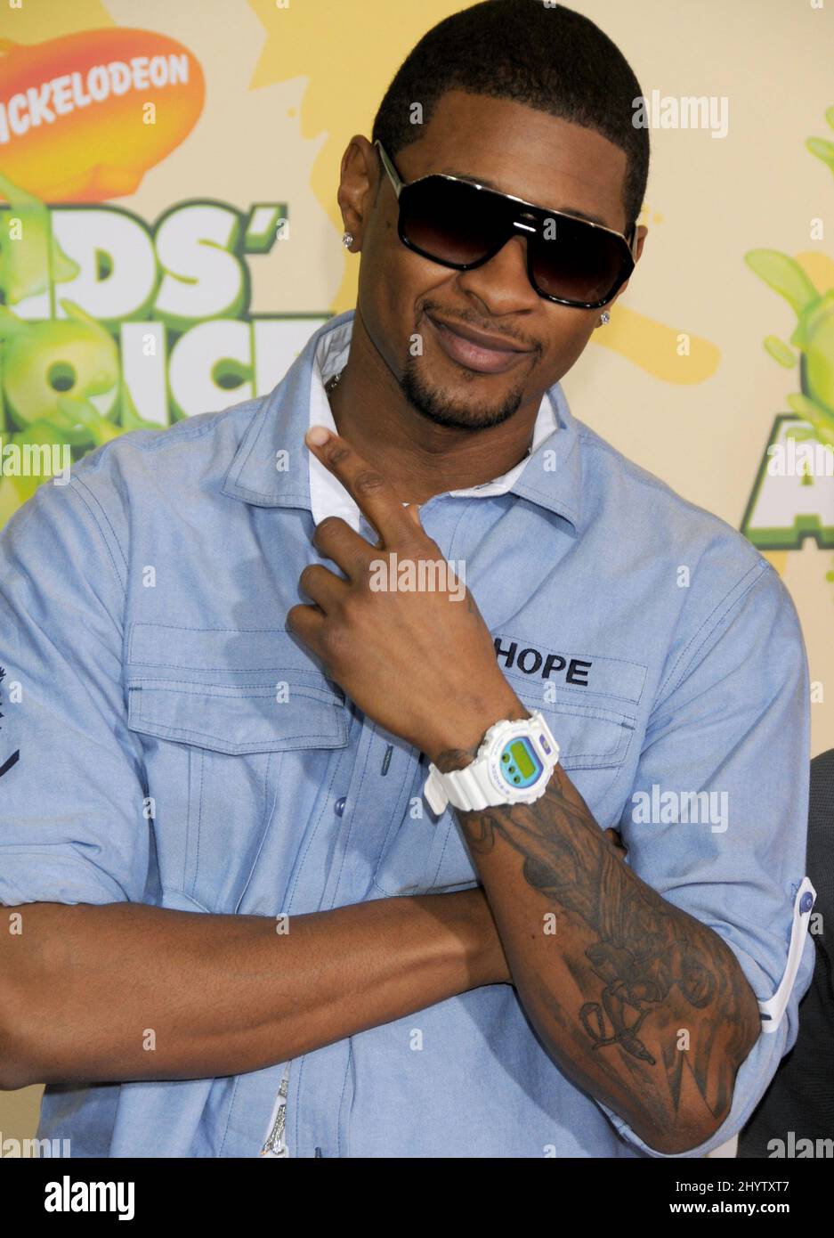 Usher at Nickelodeon's 22nd Annual Kids Choice Awards held at UCLA's ...