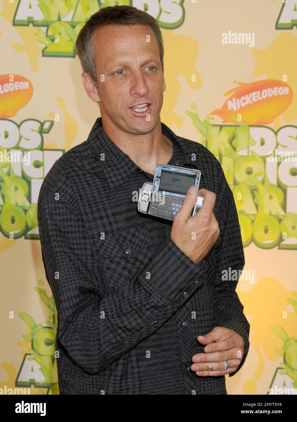 Tony Hawk at Nickelodeon's 22nd Annual Kids Choice Awards held at UCLA ...