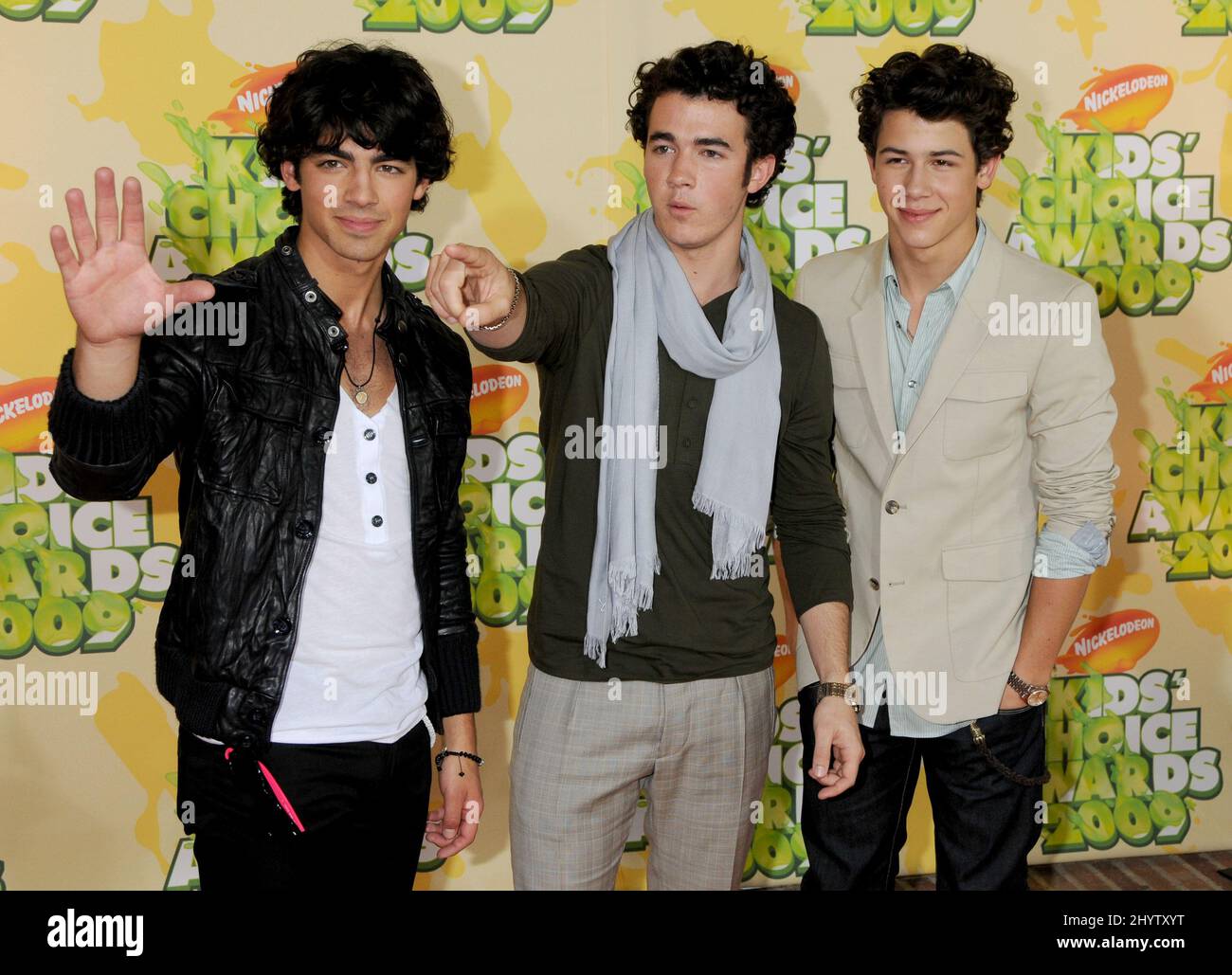 Joe Jonas, Kevin Jonas and Nick Jonas at Nickelodeon's 22nd Annual Kids ...