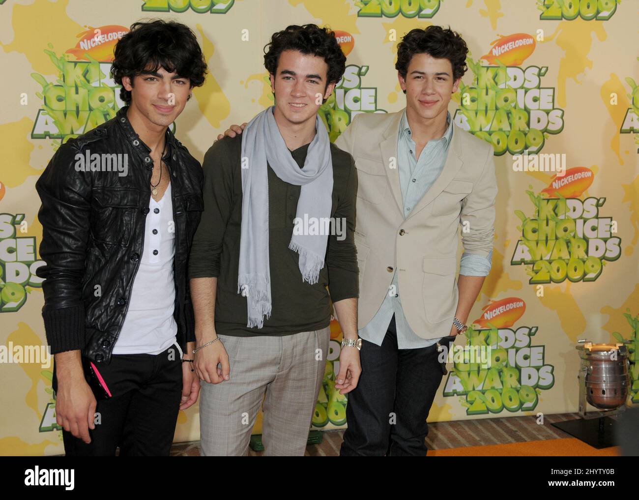 Joe Jonas, Kevin Jonas and Nick Jonas at Nickelodeon's 22nd Annual Kids ...