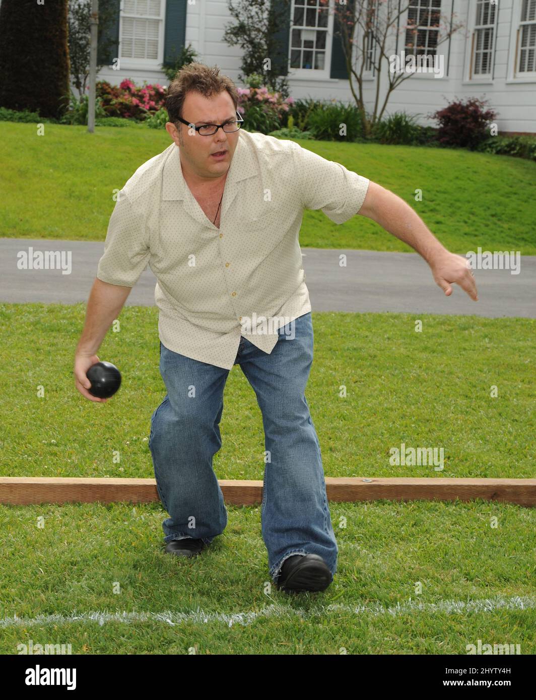 Jeremy Ratchford at the Special Olympics Inaugural Celebrity Bocce ...
