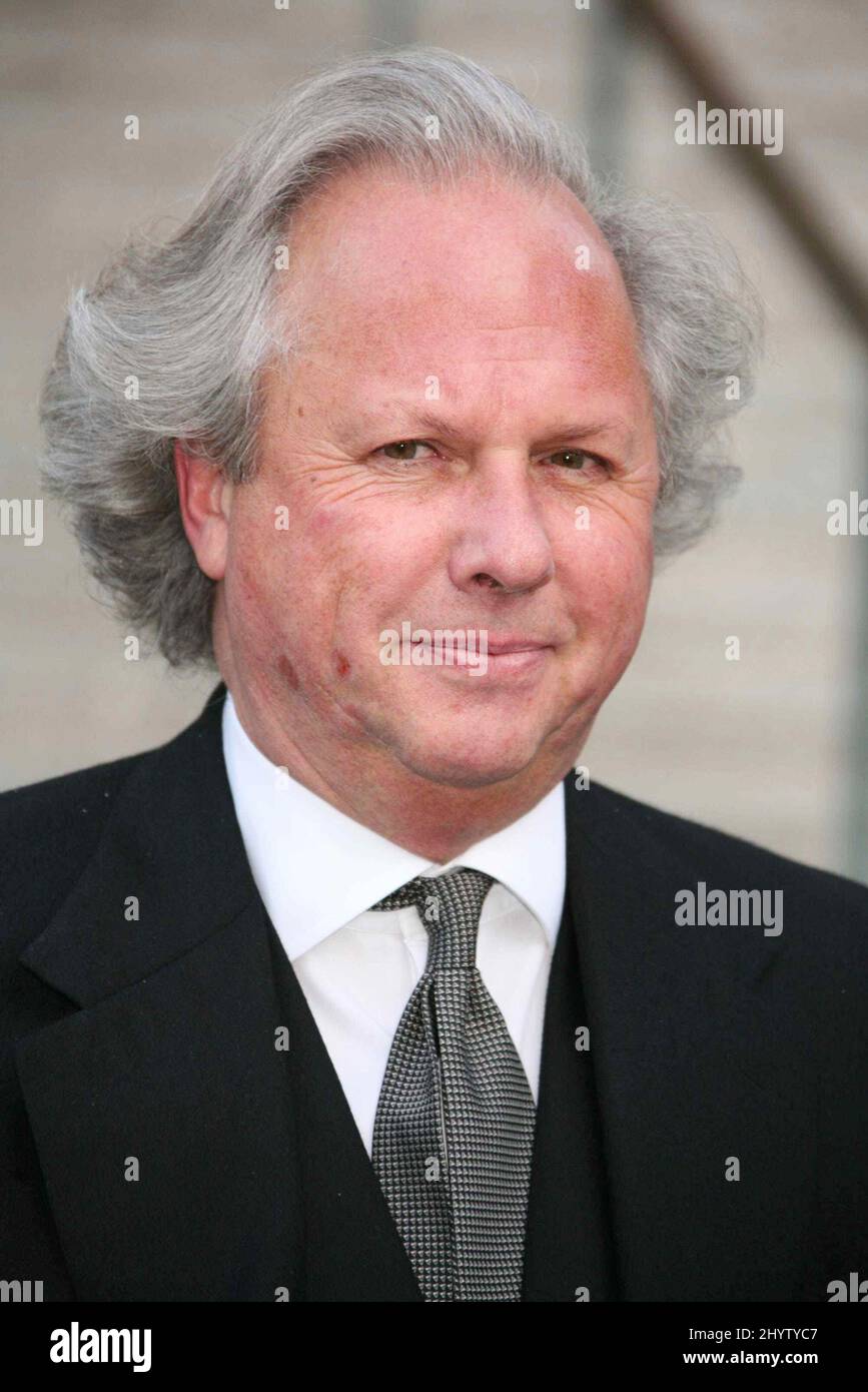 Graydon Carter arriving at the Vanity Fair Tribeca Film Festival Party ...