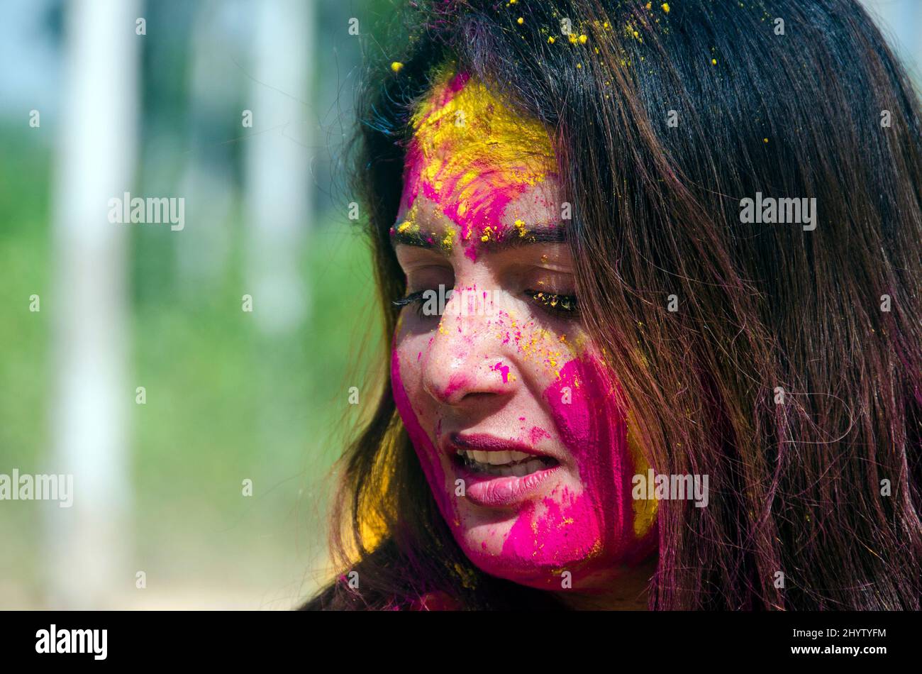 holi festival celebration at bolpur shantiniketan birbhum west bengal ...