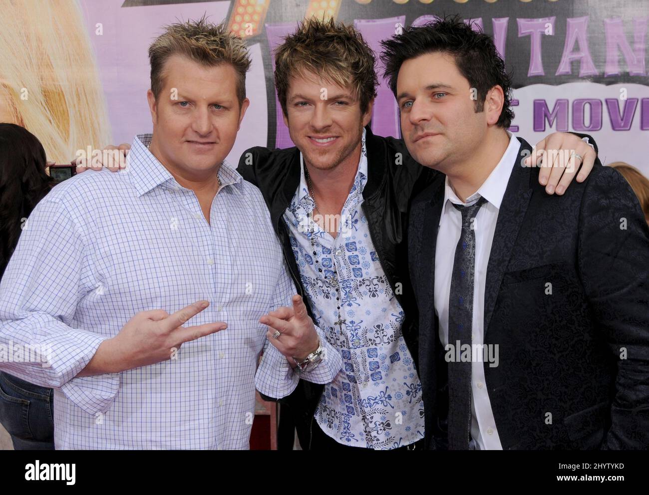 Rascal Flatts at Hannah Montana: The Movie, World Premiere at The El ...