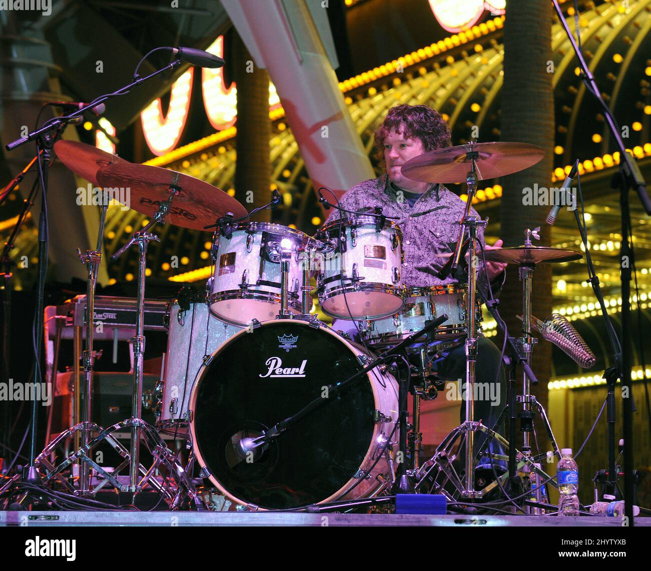 Celeb band drums hi-res stock photography and images - Alamy