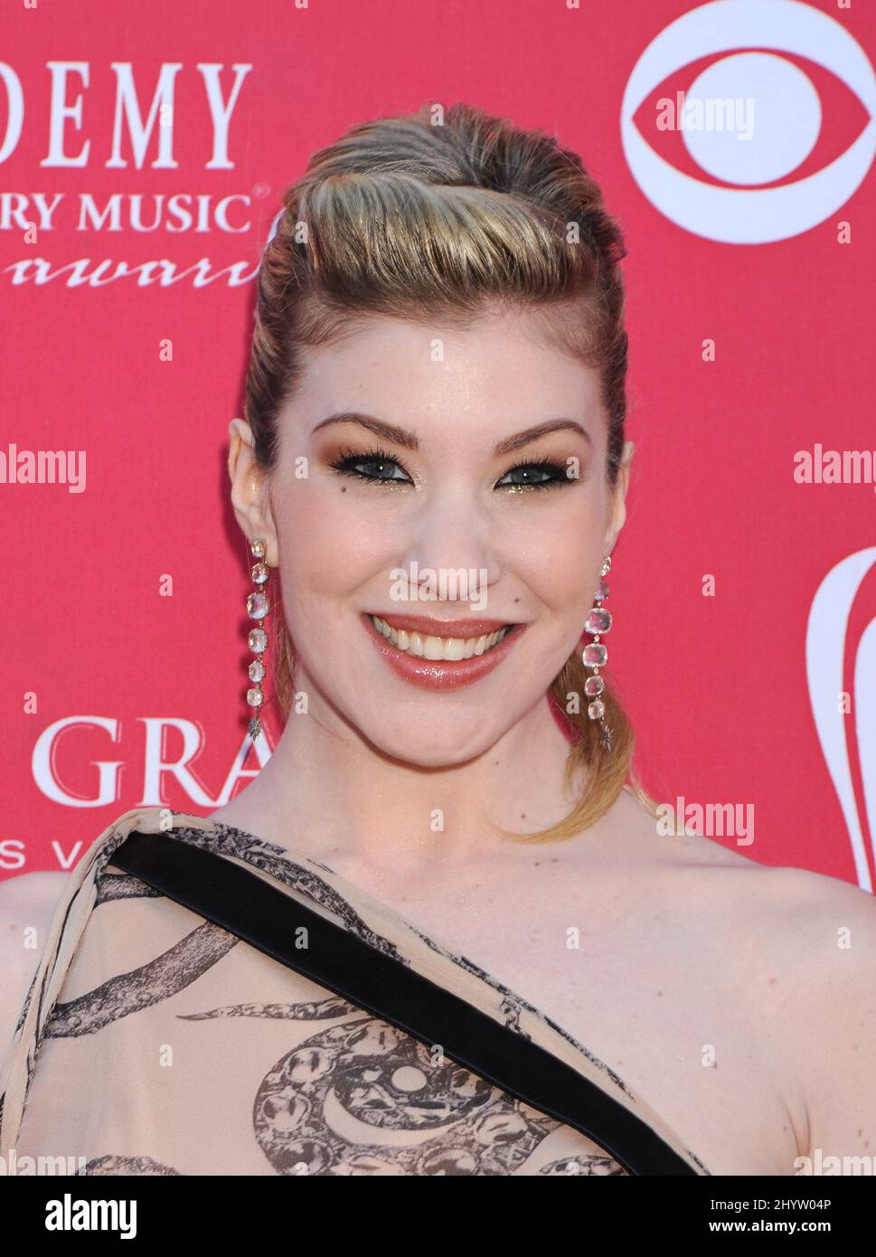 Emily West attends the 44th Annual Academy of Country Music Awards held ...