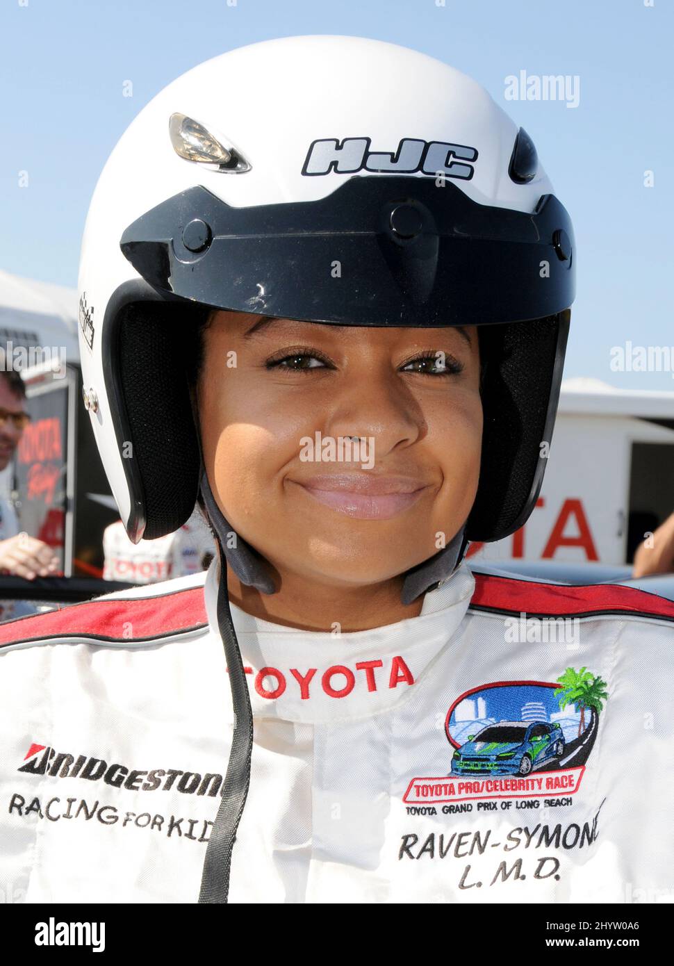 Raven-Symone at the 33rd Annual Toyota Pro/Celebrity Race practice day ...