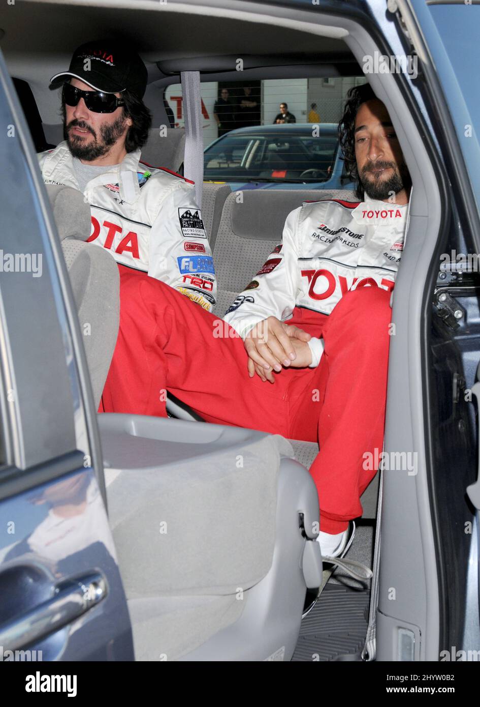 Keanu Reeves and Adrien Brody at the 33rd Annual Toyota Pro/Celebrity ...