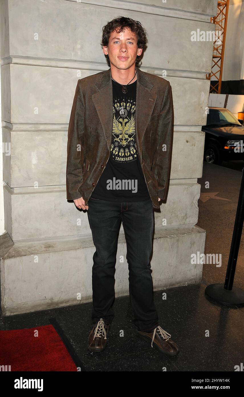 Greg Fellows arrives for the premiere of Sleep Dealer at the Montalban ...