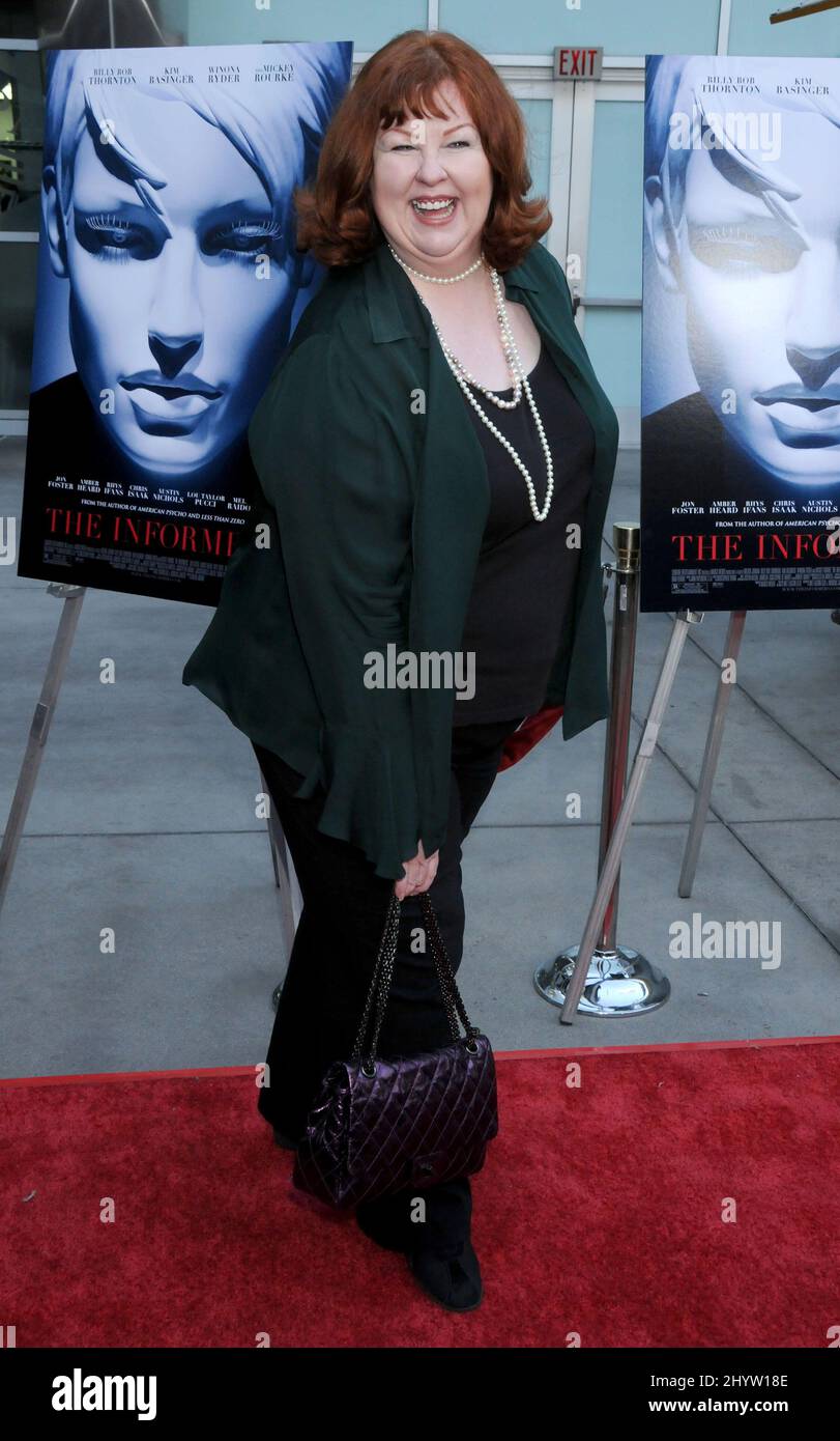 Lorna Scott at the film premiere of Informers held at the Arclight ...