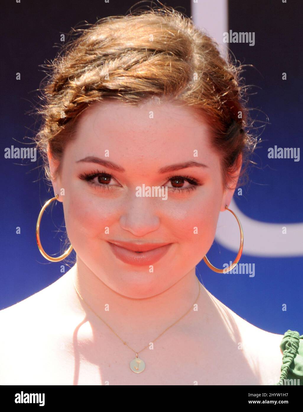 Jennifer Stone at the "Earth" World Premiere at the El Capitan Theatre ...