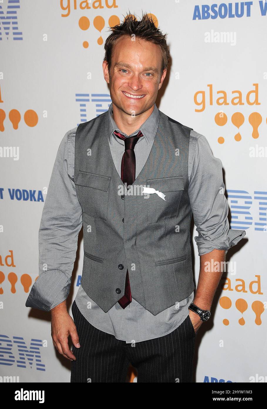 Chad Allen arrives at the 20th Annual GLAAD Media Awards in Los Angeles ...
