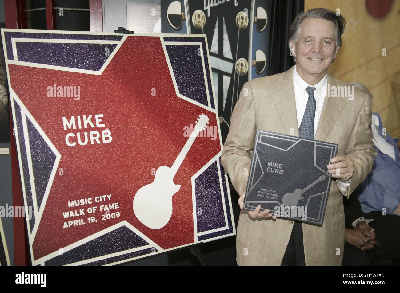Mike Curb at the Music City Walk of Fame Ceremony Held at Sommet Center ...