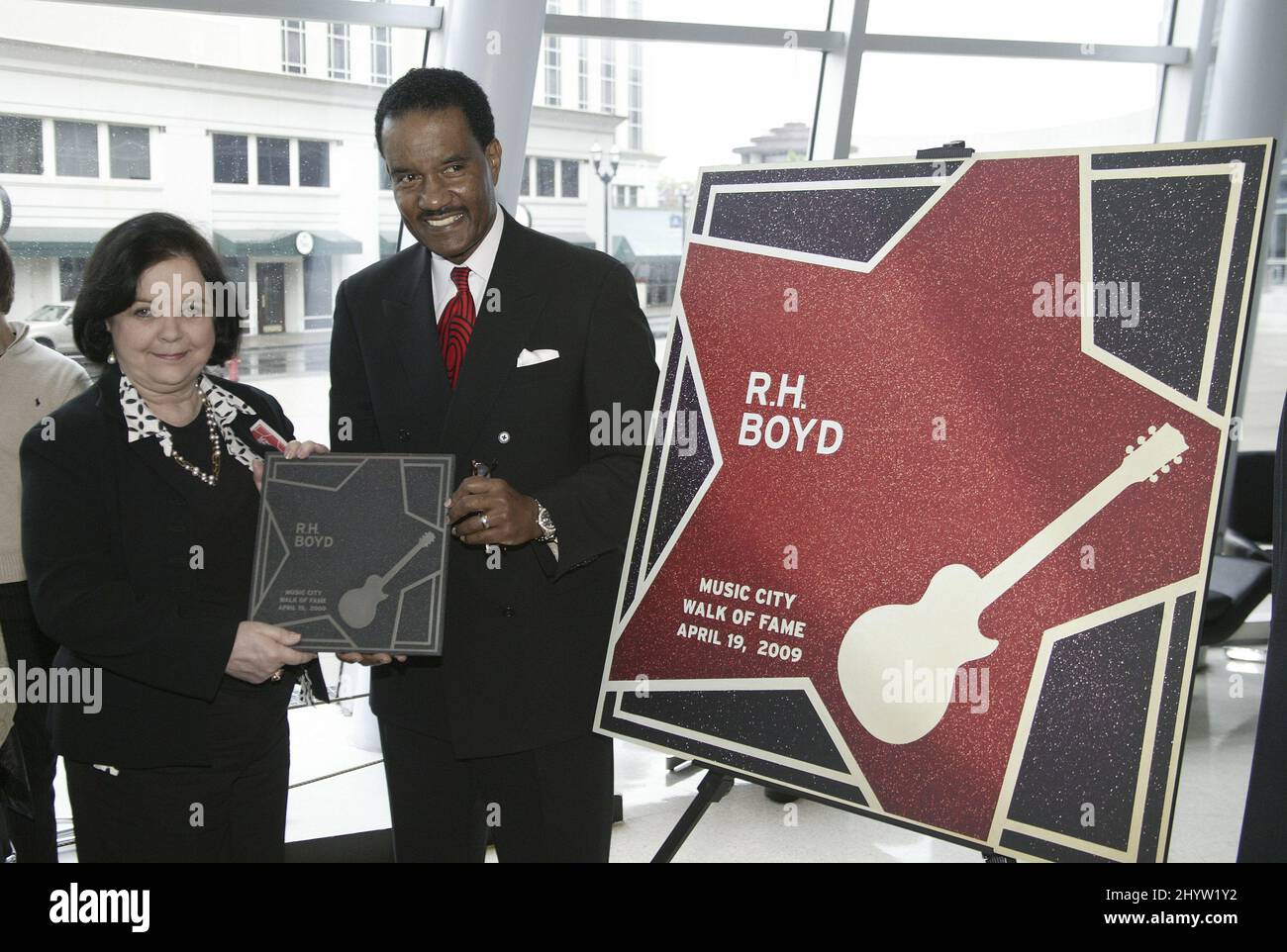 R.H. Boyd at the Music City Walk of Fame Ceremony Held at Sommet Center ...