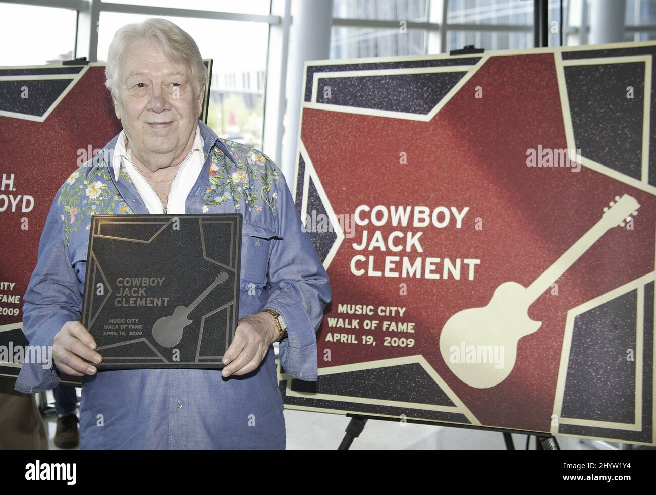 Cowboy Jack Clement at the Music City Walk of Fame Ceremony Held at ...