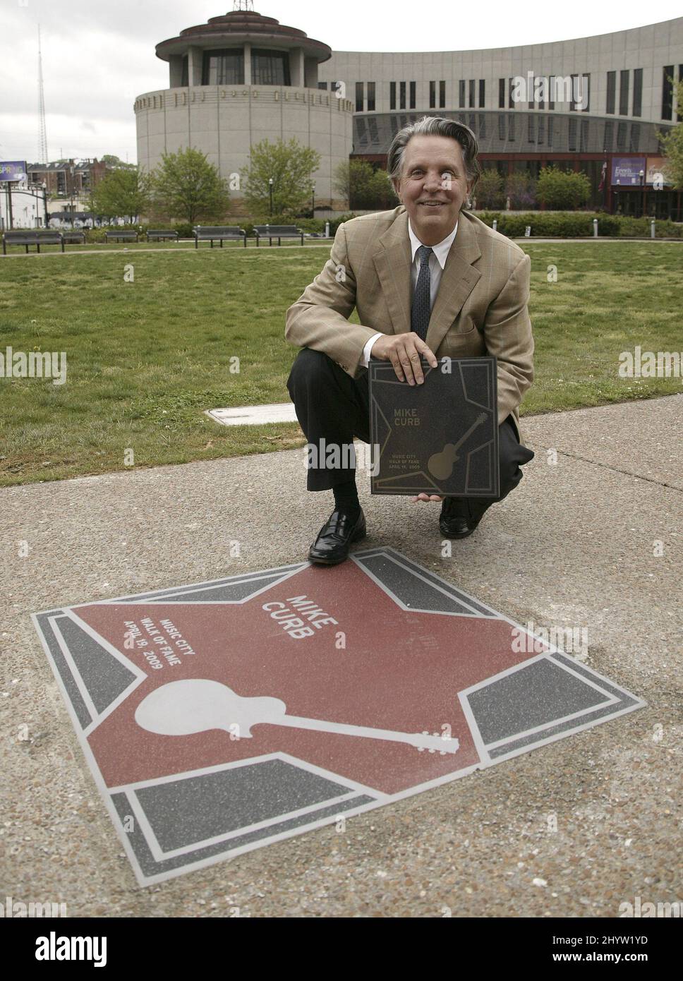 Mike Curb at the Music City Walk of Fame Ceremony Held at Sommet Center ...