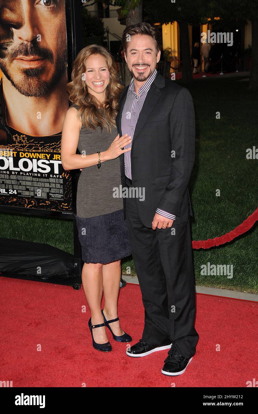 Robert Downey Jr. and Susan Downey at "The Soloist" Los Angeles ...