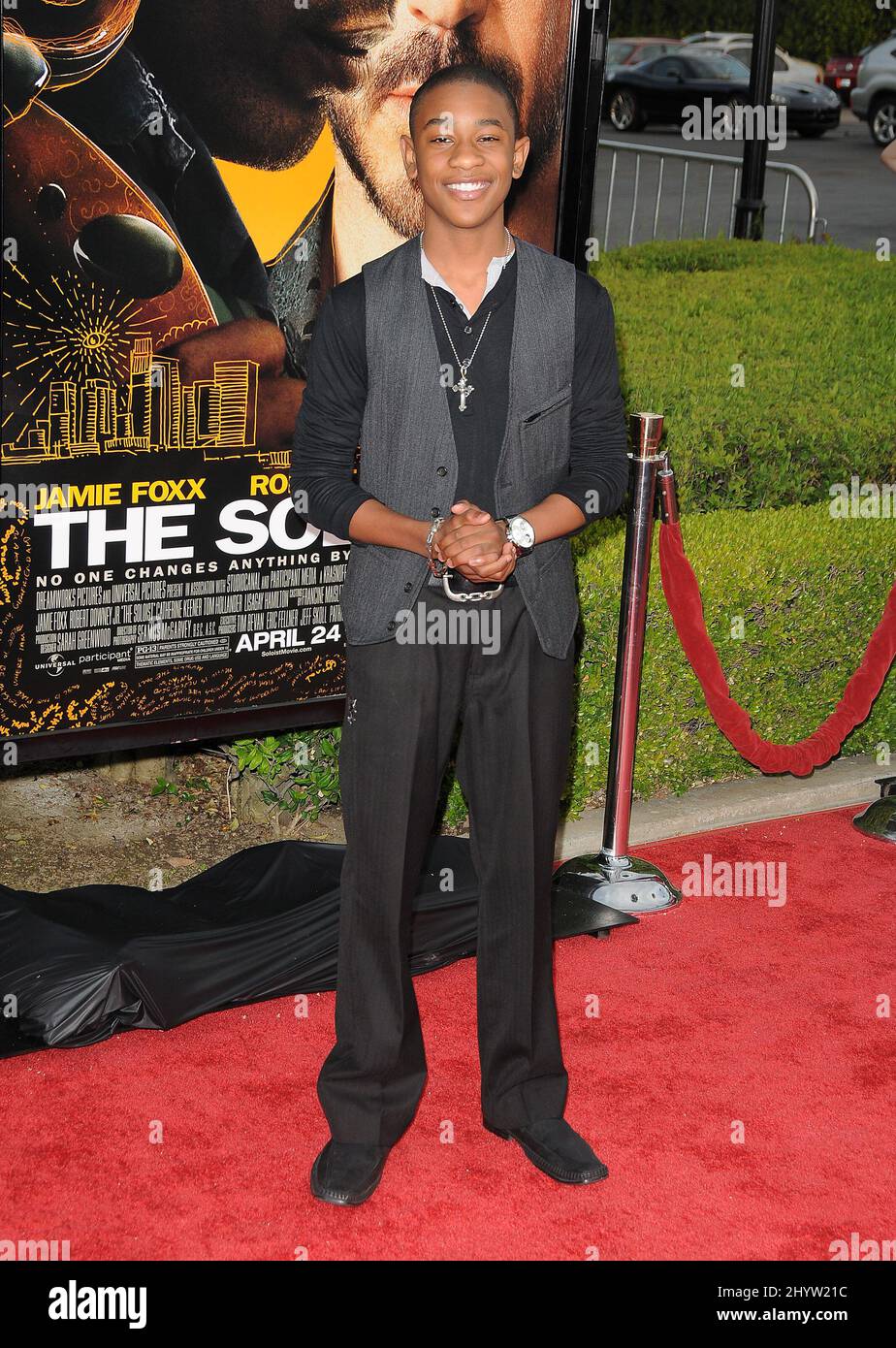 Justin Rodgers Hall at "The Soloist" Los Angeles Premiere held at ...
