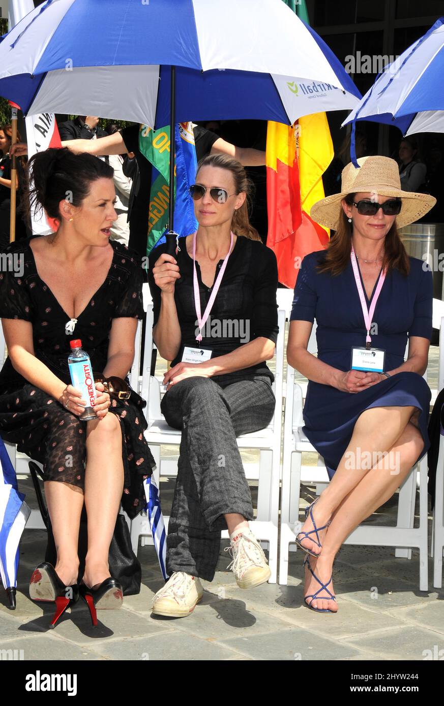 Joely Fisher, Robin Wright-Penn and Diane Lane at the 1st Historic ...