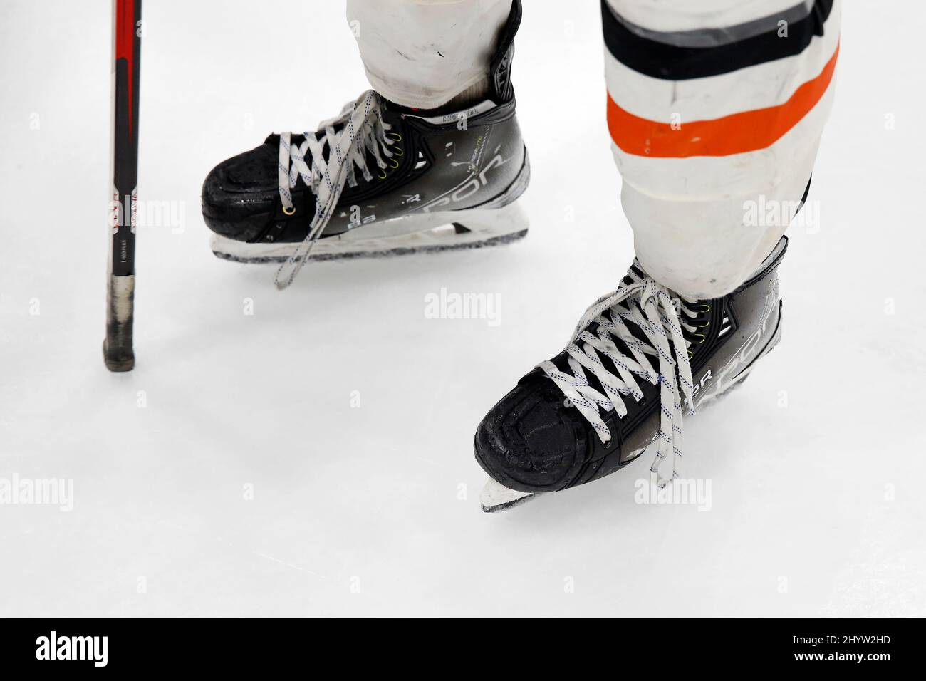 ice hockey skates Stock Photo - Alamy