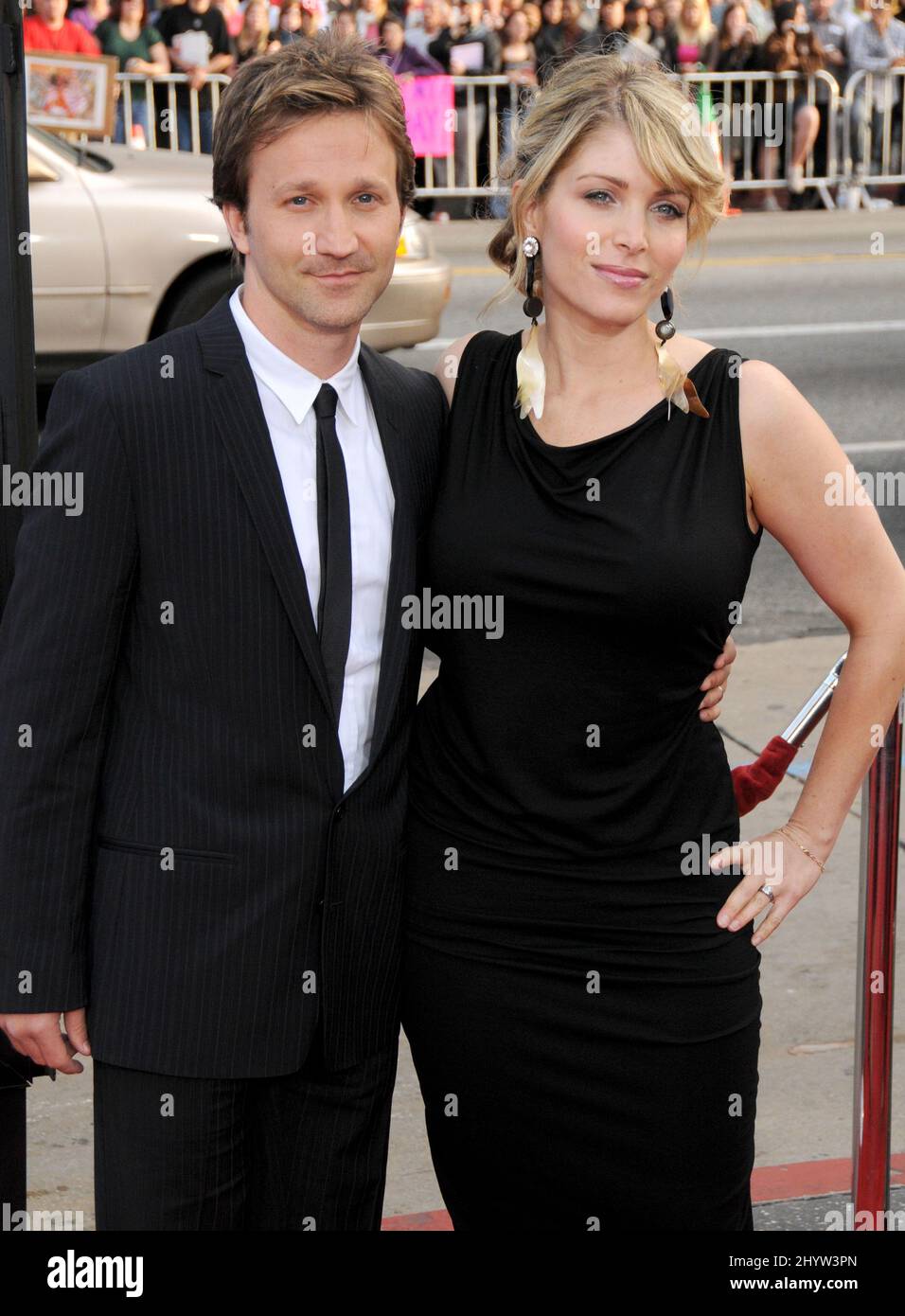 Breckin Meyer, Deborah Kaplan at the "Ghosts of Girlfriends Past" World Premiere held at Grauman ...