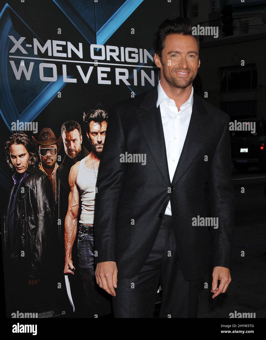Hugh Jackman at the "X-Men Origins: Wolverine" Los Angeles screening ...