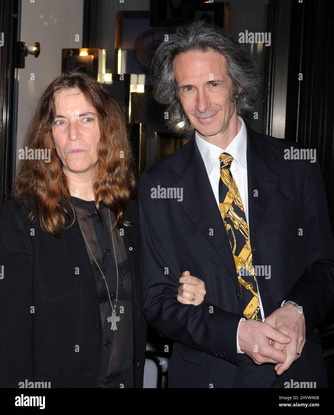 Patti Smith (L) and Lenny Kaye at the Cartier 100th Anniversary in ...