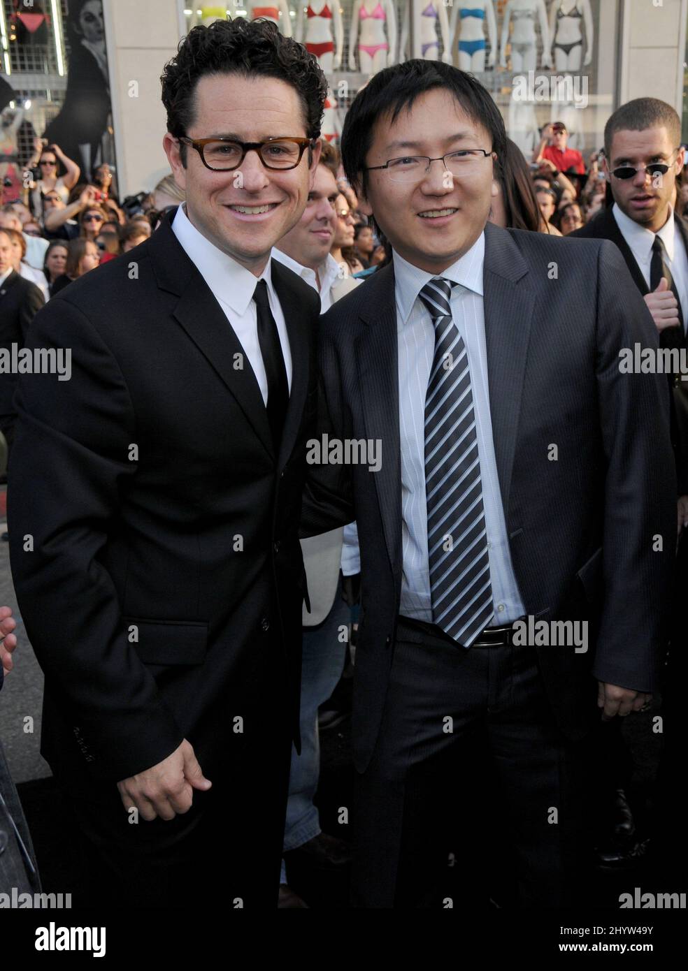 JJ Abrams and Masi Oka attends the premiere of Paramount Pictures "Star ...