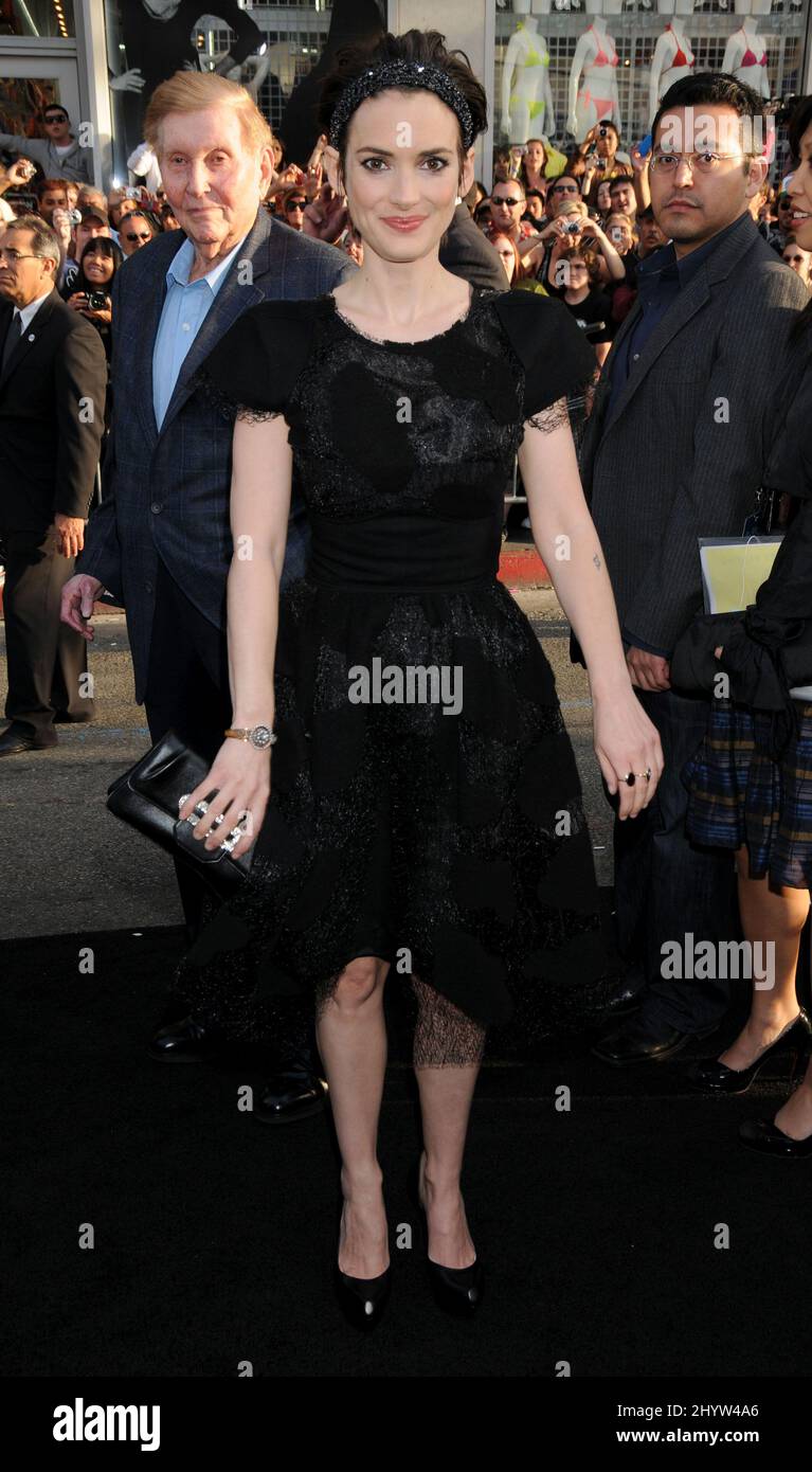 Winona Ryder at the premiere of Paramount Pictures "Star Trek" held at ...