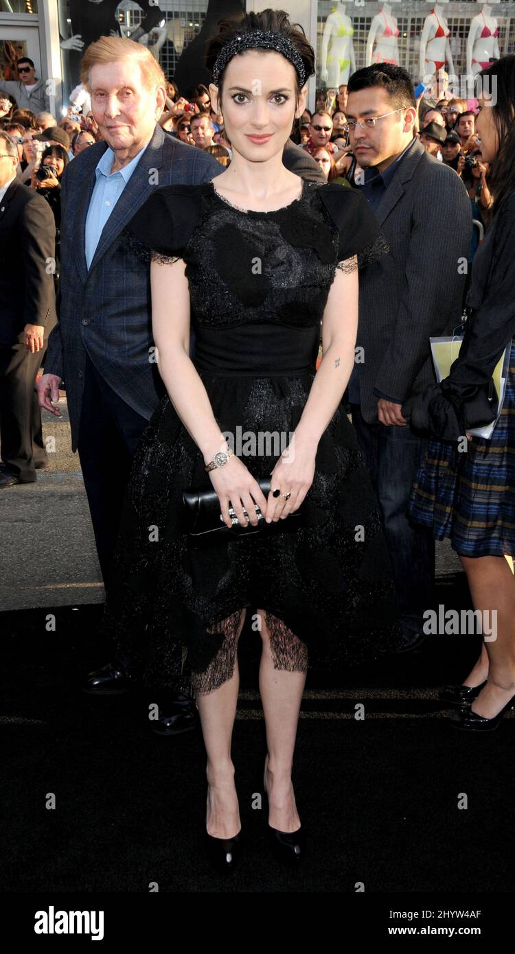 Winona Ryder at the premiere of Paramount Pictures "Star Trek" held at ...