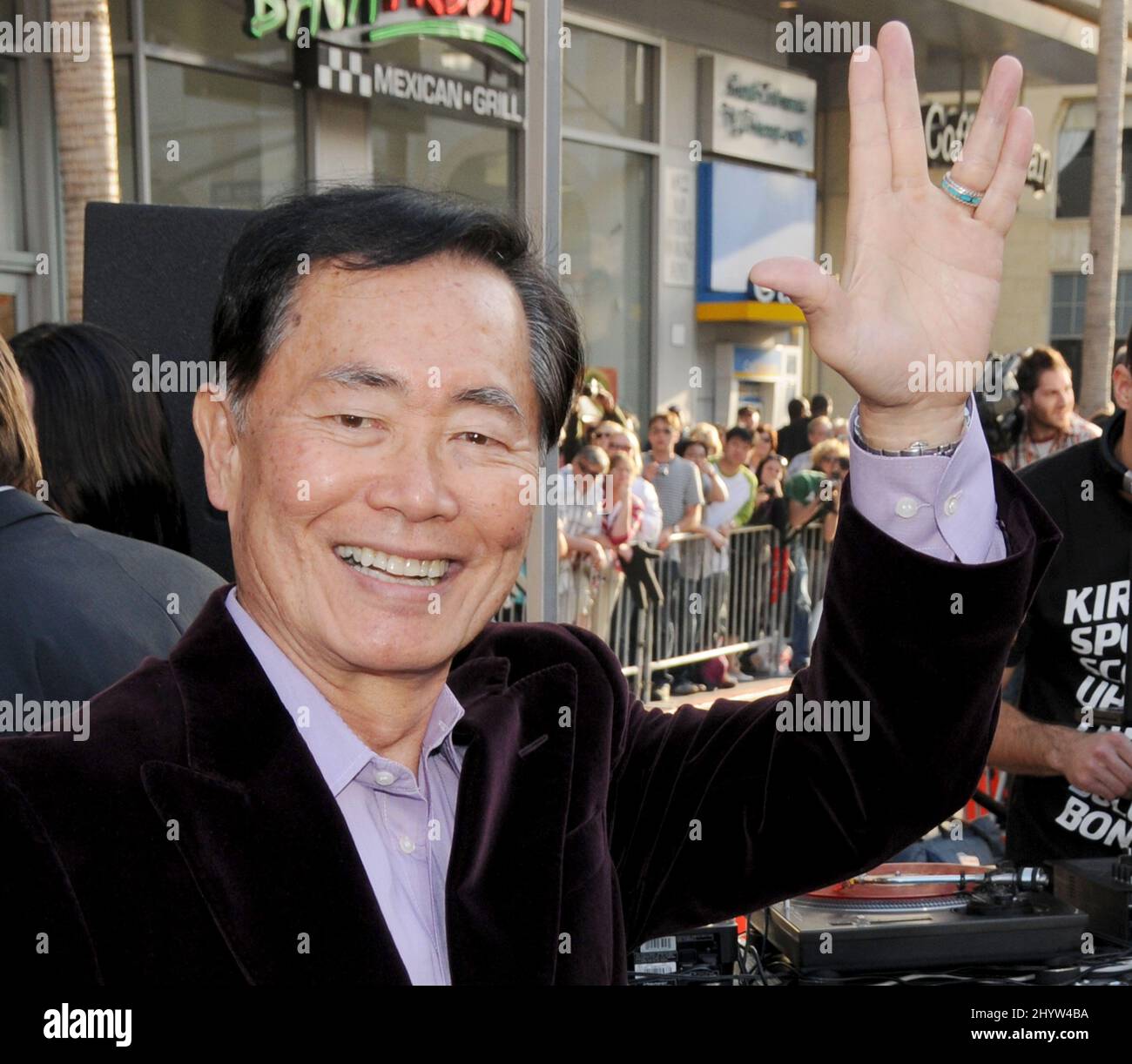 George Takei at the premiere of Paramount Pictures "Star Trek" held at ...