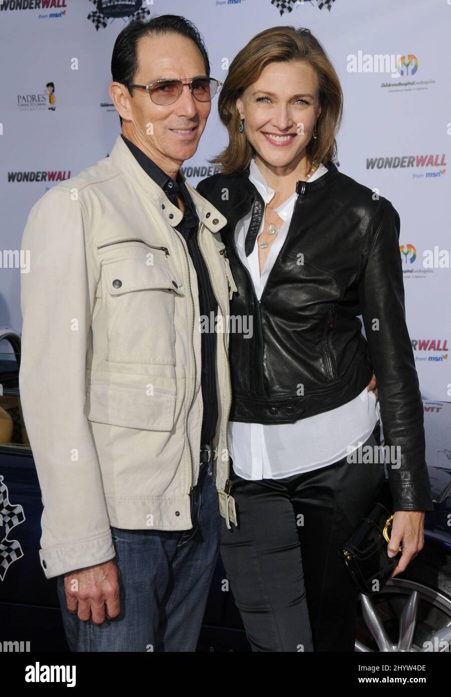 Brenda Strong and Tom Henri at the Rally for Kids with Cancer Scavenger ...